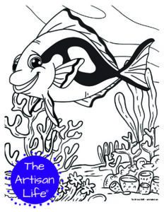 21+ Free Printable Cute Sea Creature Coloring Pages for Kids - The ...