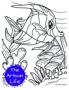 21+ Free Printable Cute Sea Creature Coloring Pages for Kids - The ...