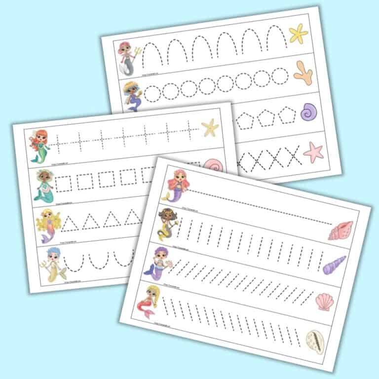 Free Printable Mermaid Headband Craft - The Artisan Life