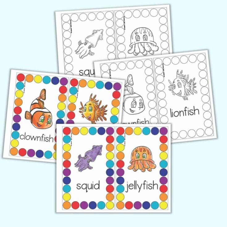 Free Printable Ocean Themed Preschool Worksheets for Preschool ...