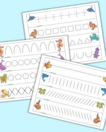 Free Printable Preschool Worksheets - The Artisan Life