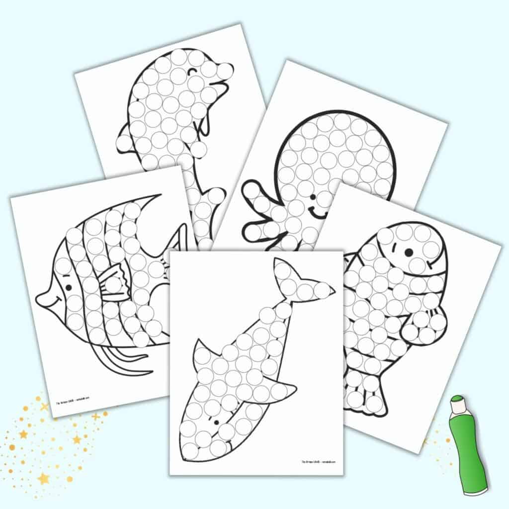 Free Printable Ocean Themed Preschool Worksheets for Preschool ...