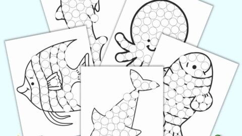 Free Printable Cut & Paste Narwhal Craft - The Artisan Life