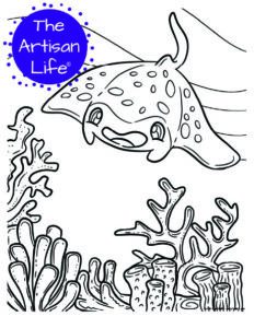 21+ Free Printable Cute Sea Creature Coloring Pages for Kids - The ...