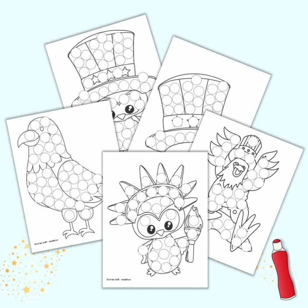 11+ Free Printable Circus Dot Marker Dab It Coloring Pages - The ...