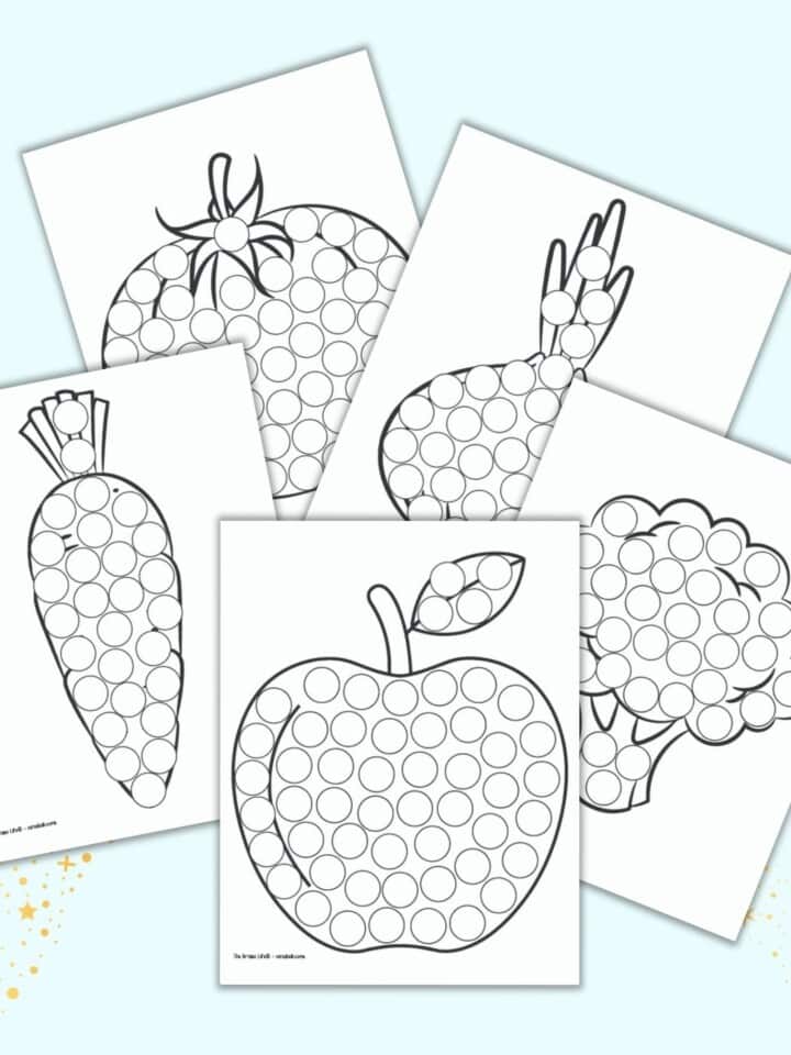 Dot Marker Coloring Pages Archives - The Artisan Life