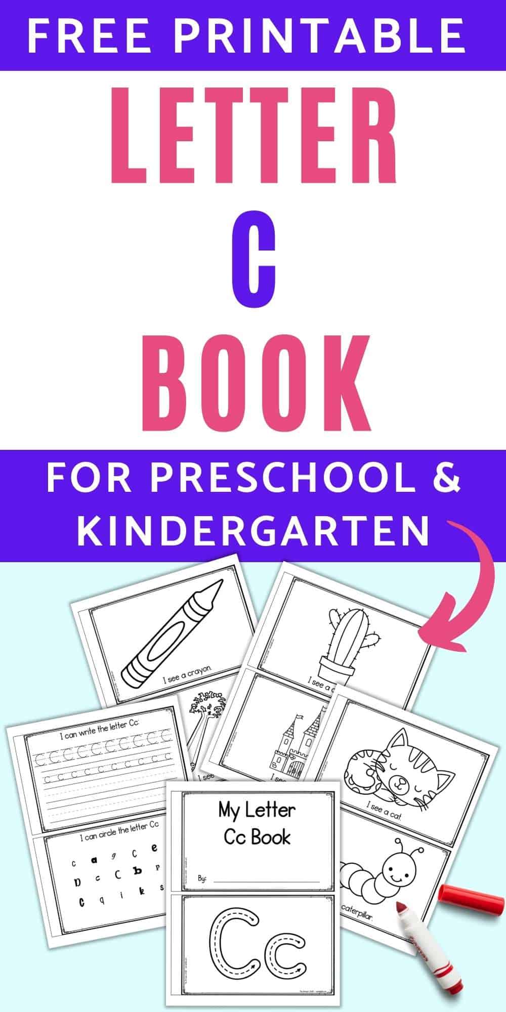 Free Printable Letter C Book Emergent Reader - The Artisan Life