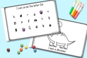 Free Printable Letter D Book Emergent Reader - The Artisan Life