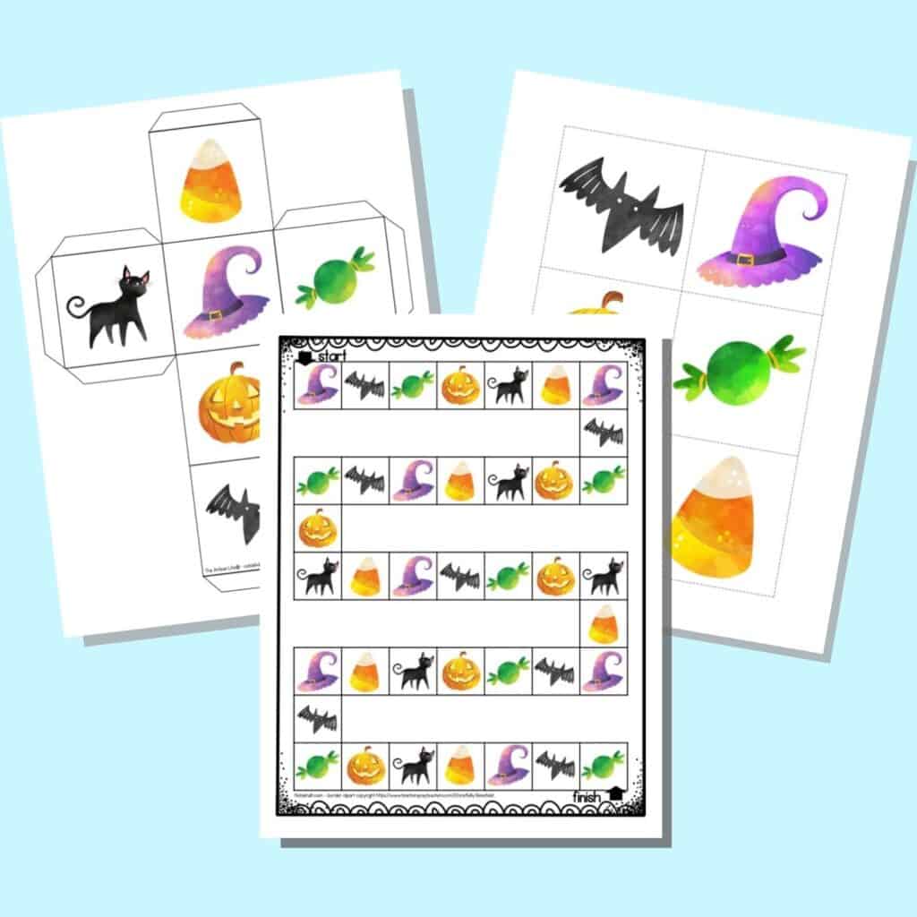 Free Halloween Ten Frame Printables - The Artisan Life