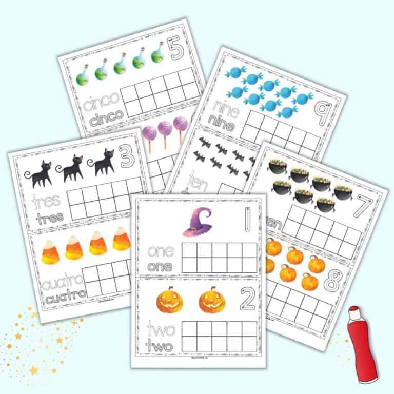 Free Printable Halloween Color by Number - The Artisan Life