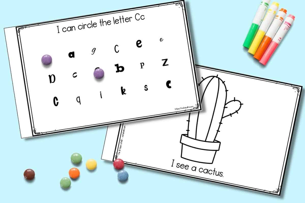 Free Printable Letter C Book Emergent Reader - The Artisan Life