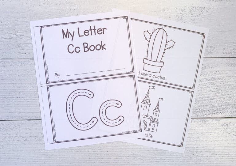 Free Printable Letter C Book Emergent Reader - The Artisan Life