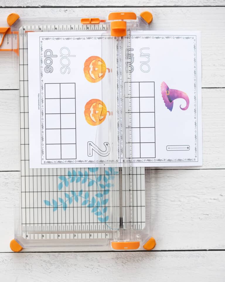 Free Halloween Ten Frame Printables - The Artisan Life