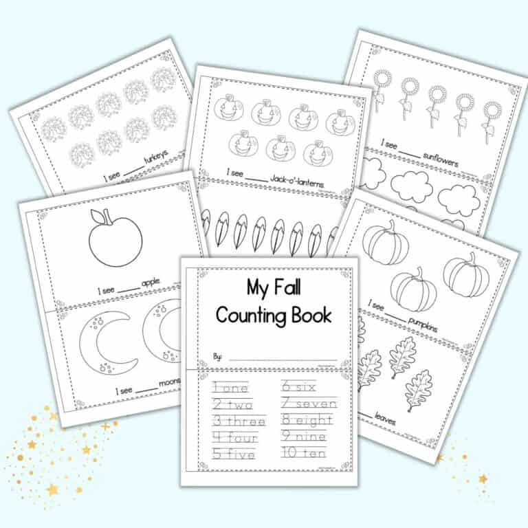 Free Printable 1-10 Number Lines - The Artisan Life