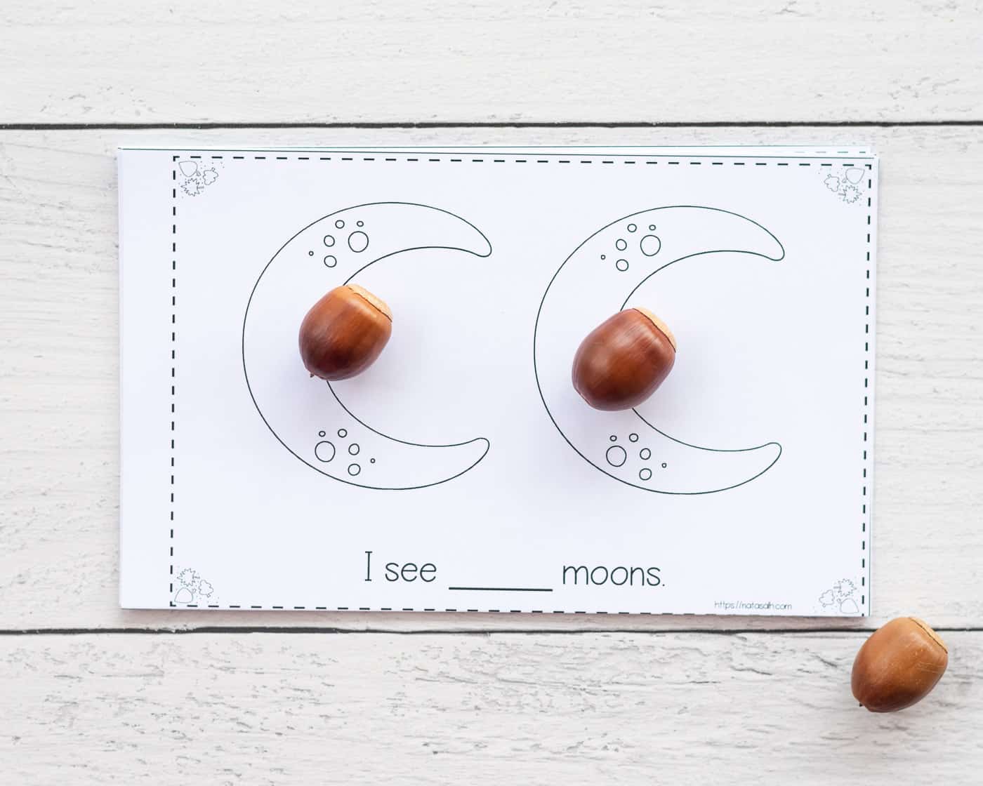 Free Printable Fall Counting Book For Preschool & Kindergarten - The ...