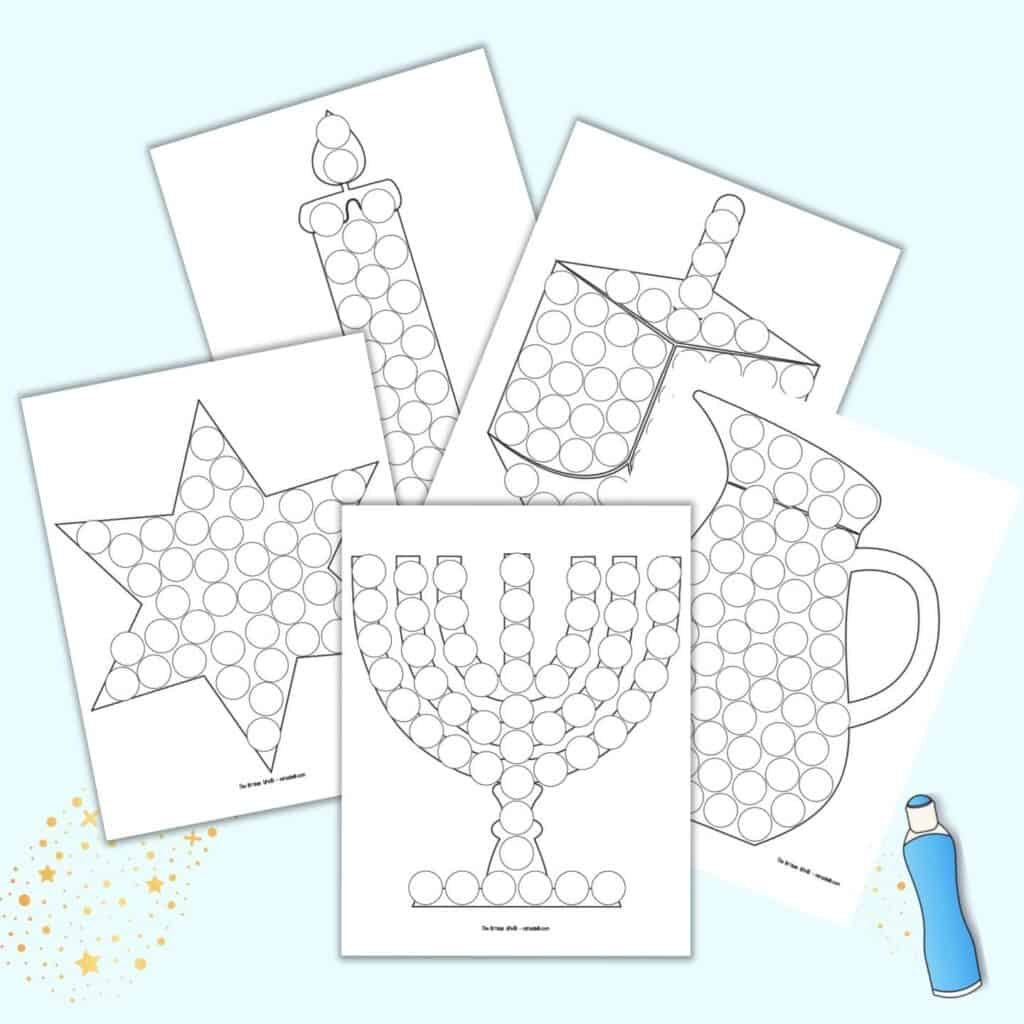 7+ Free Printable Mardi Gras Dot Marker Coloring Pages - The Artisan Life
