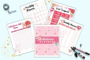 Free Printable Valentine's Day Planner - The Artisan Life
