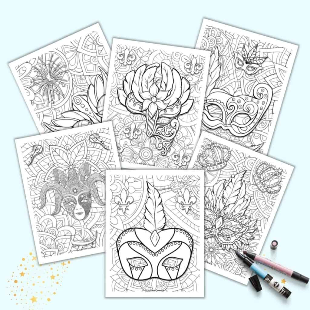 Mardi Gras Printables - The Artisan Life