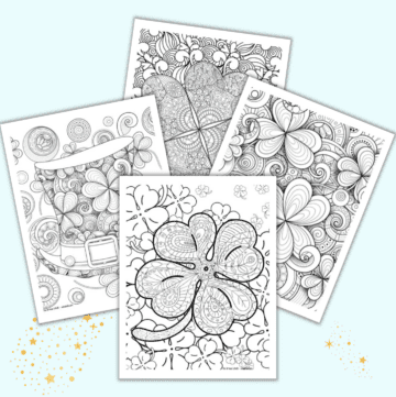 Free Printable Shamrock Templates (includes green shamrocks!) - The ...