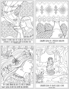 11+ Free Printable Cedarwood Essential Oil Coloring Pages - The Artisan ...