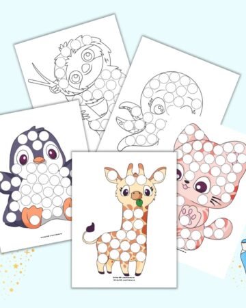 Dot Marker Coloring Pages Archives - Page 2 of 5 - The Artisan Life