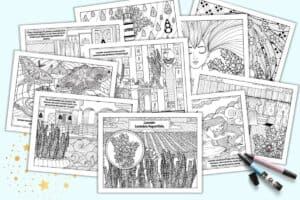 15+ Free Printable Lavender Essential Oil Coloring Pages - The Artisan Life