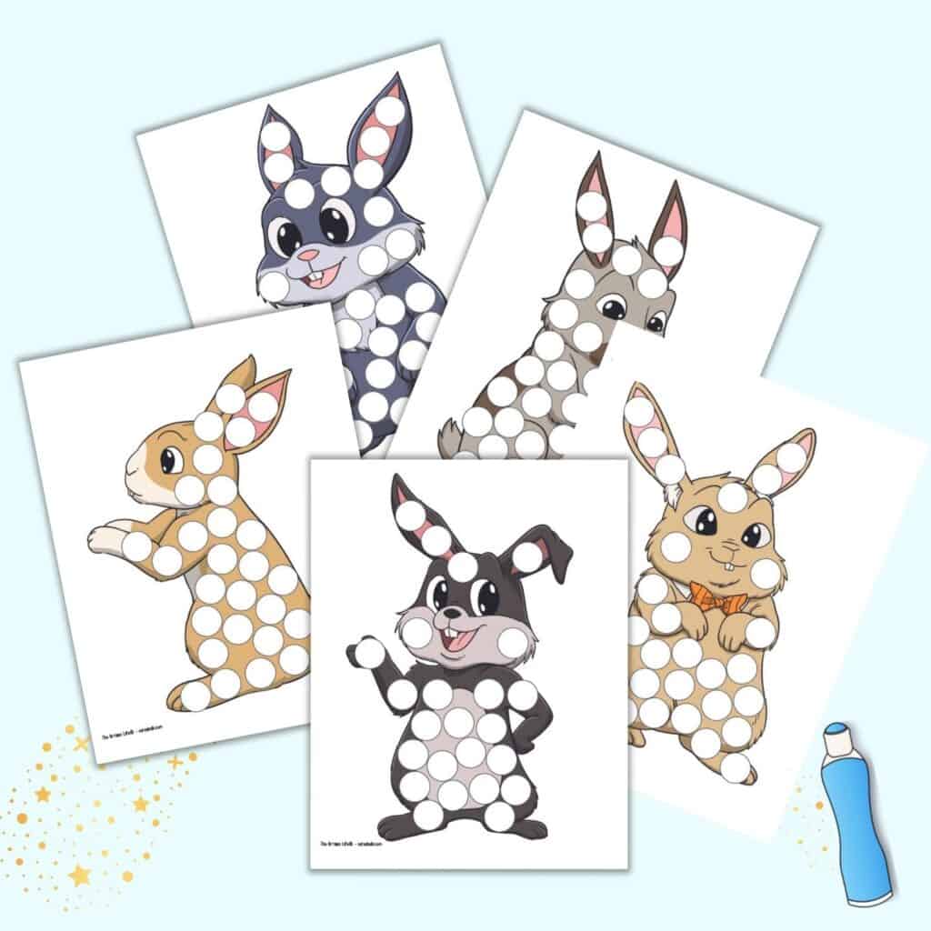 Free Easter Dot to Dot Printables for Kids (a no-prep Easter activity ...