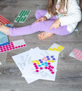 Free Printable Camping Themed Dot Marker Pages - The Artisan Life