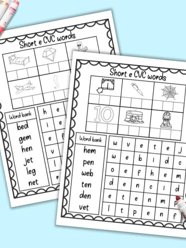 CVC and sight words Archives - The Artisan Life