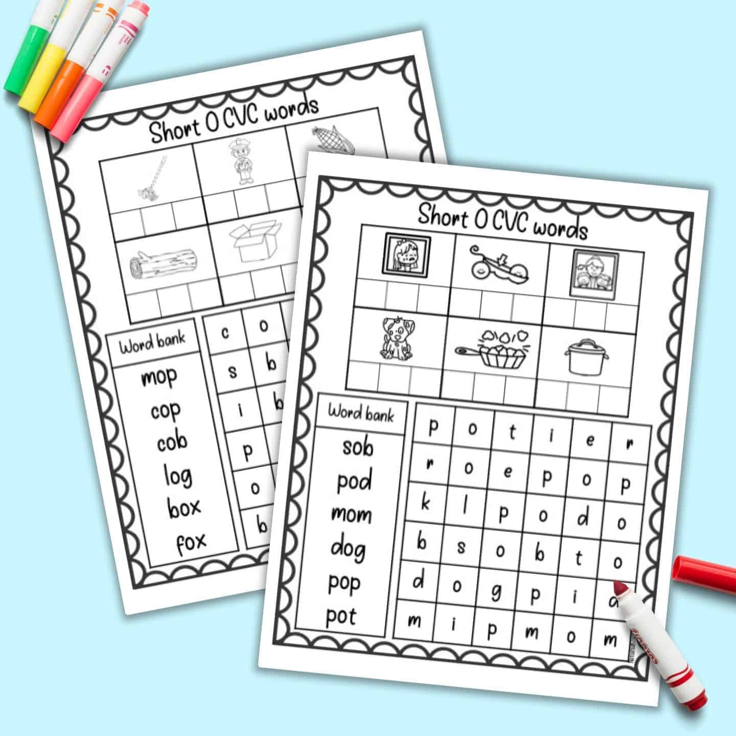 Cvc Short I Worksheets Cvc Short I Worksheets