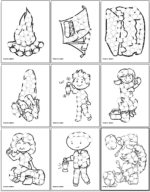 Free Printable Camping Themed Dot Marker Pages - The Artisan Life