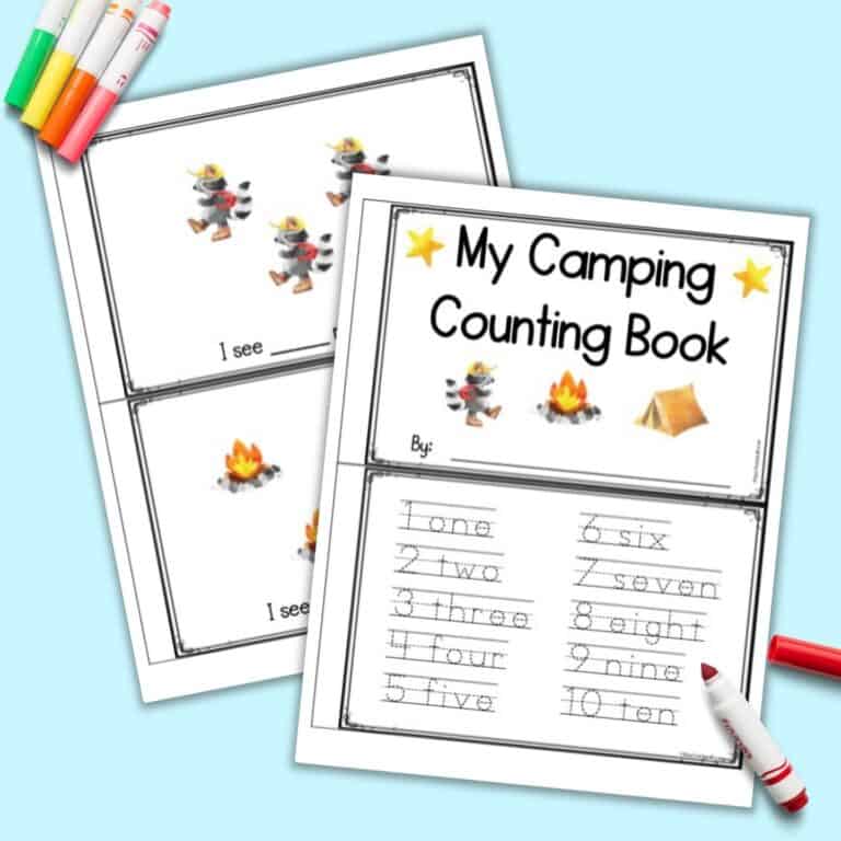 Free Printable 1-10 Number Lines - The Artisan Life