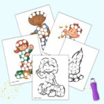 Free Printable Ocean Animals Dot it Marker Pages - The Artisan Life