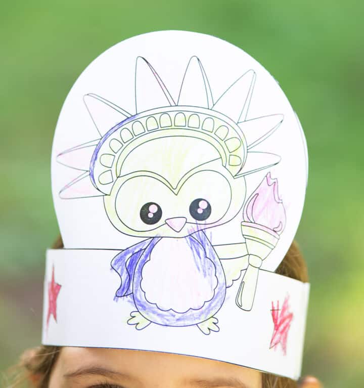 Free Printable Fourth of July Headband Craft - The Artisan Life