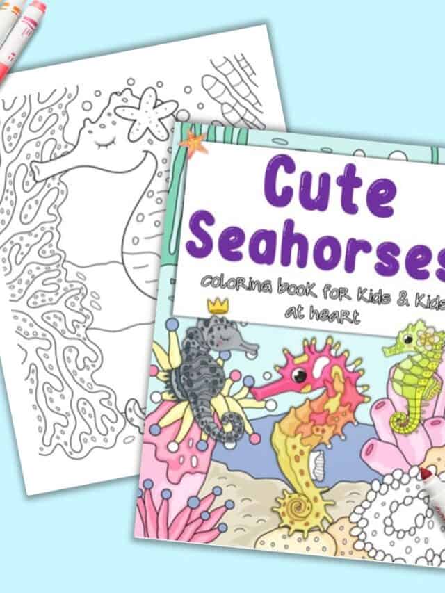 Mandala Seahorses Coloring Book - The Artisan Life