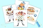 Free Printable Pirate Dot Marker Dauber Pages - The Artisan Life