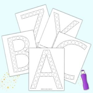 Free Printable Winter Alphabet Tracing Pages - The Artisan Life