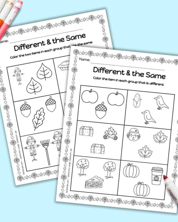 Free Printable Preschool Worksheets - The Artisan Life