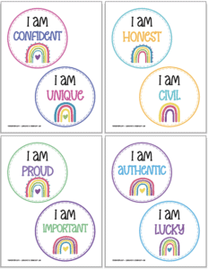 Free Affirmation Station Printables - The Artisan Life