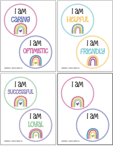 Free Affirmation Station Printables - The Artisan Life