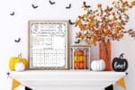 Free Printable October Calendar Worksheet for Kids - The Artisan Life