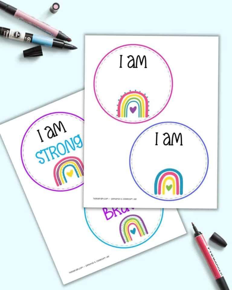 Free Affirmation Station Printables - The Artisan Life