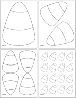 Free Printable Candy Corn Templates - The Artisan Life