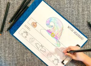 Free Printable Witch Hat Headband Craft - The Artisan Life