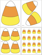 Free Printable Candy Corn Templates - The Artisan Life