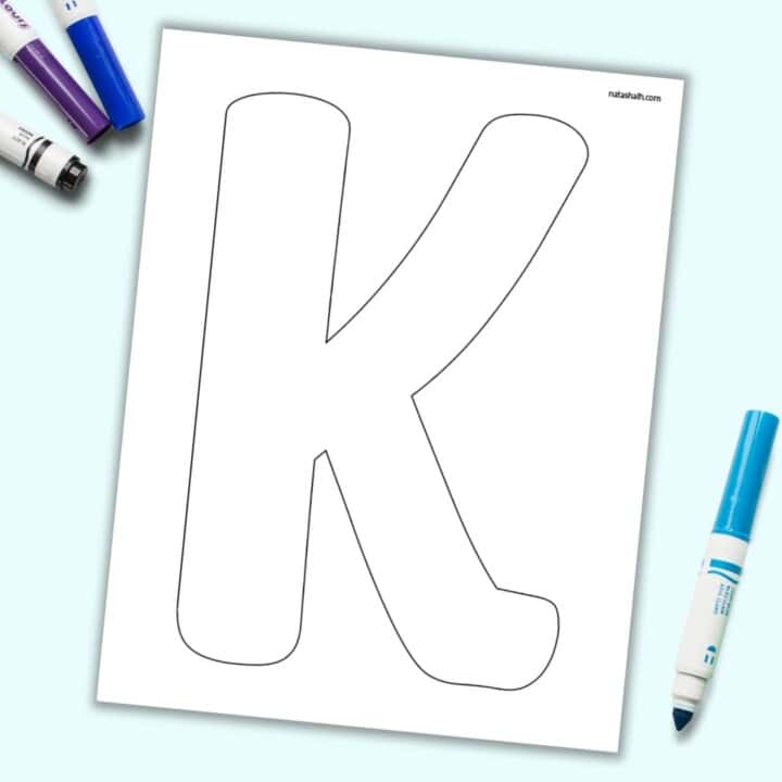 Free Printable Bubble Uppercase Letter U The Artisan Life