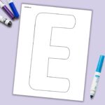 Free Printable Uppercase Bubble Letters - The Artisan Life