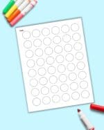 Free Printable 1 Inch Circle Template - The Artisan Life