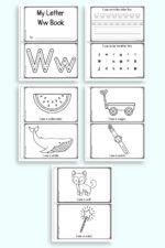 Free Printable Letter W Book - The Artisan Life