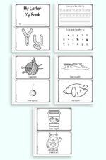 Free Printable Letter Y Book Emergent Reader - The Artisan Life